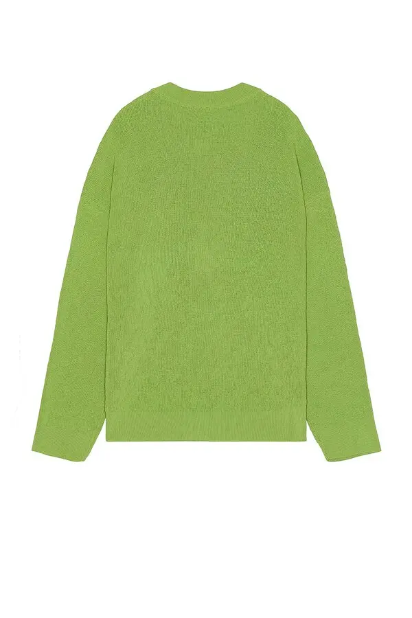 Yohji Yamamoto Knit Cardigan In Team Rave Green - 74% Off